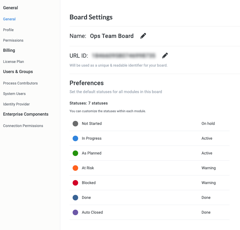 Configure Board Settings Configure Board Settings