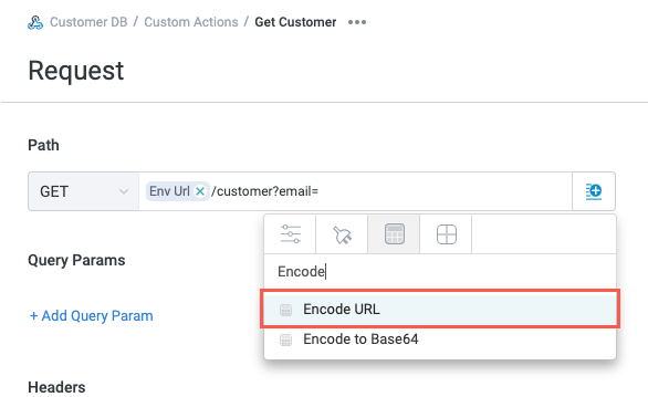 Encode Parameters to Avoid Custom Action Errors