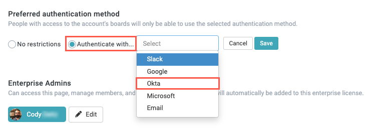 Configure Okta OpenId Connect (OIDC)