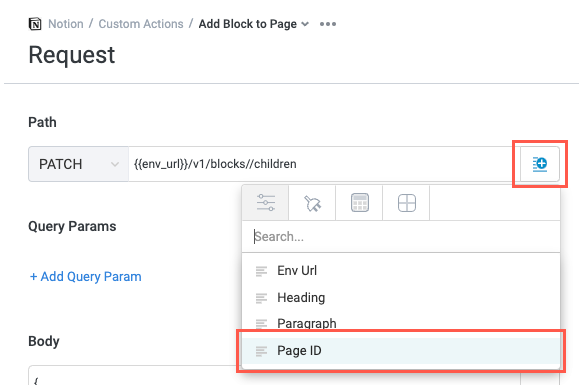 Add a Block to a Page