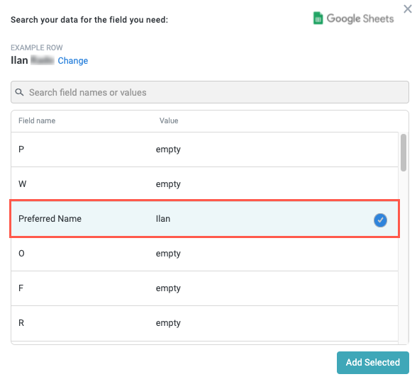 Create a Matched Entity