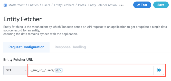 Configure Entity Fetcher
