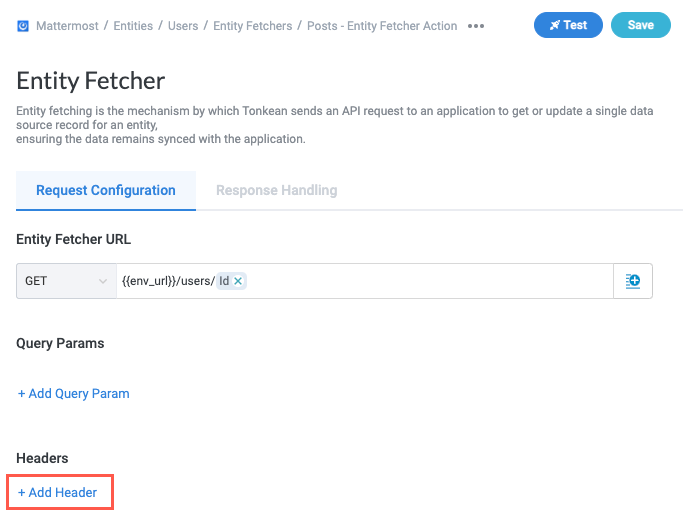 Configure Entity Fetcher