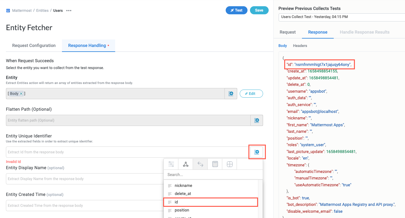 Configure Entity Fetcher