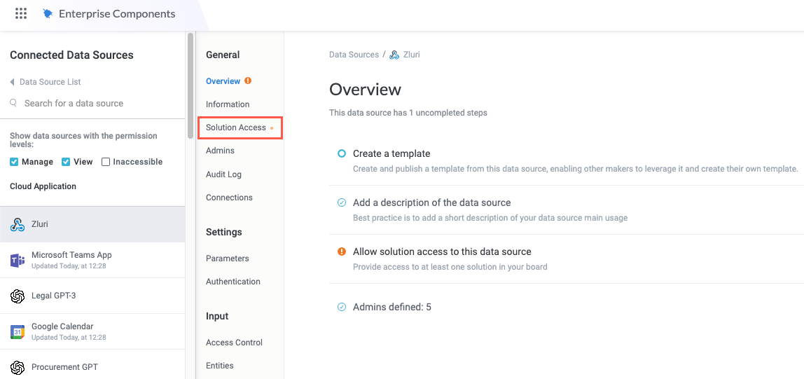 Create a New No-Code Data Source