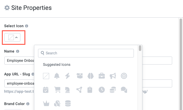 Customize Workspace App Design